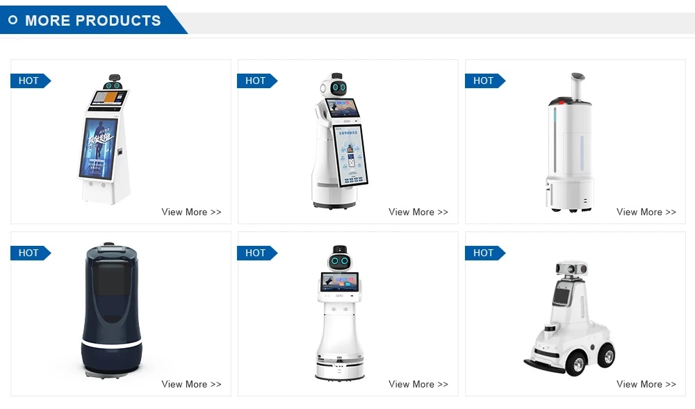 Contactless Temperature Measurement Thermal Imaging Reception Humanoid ...