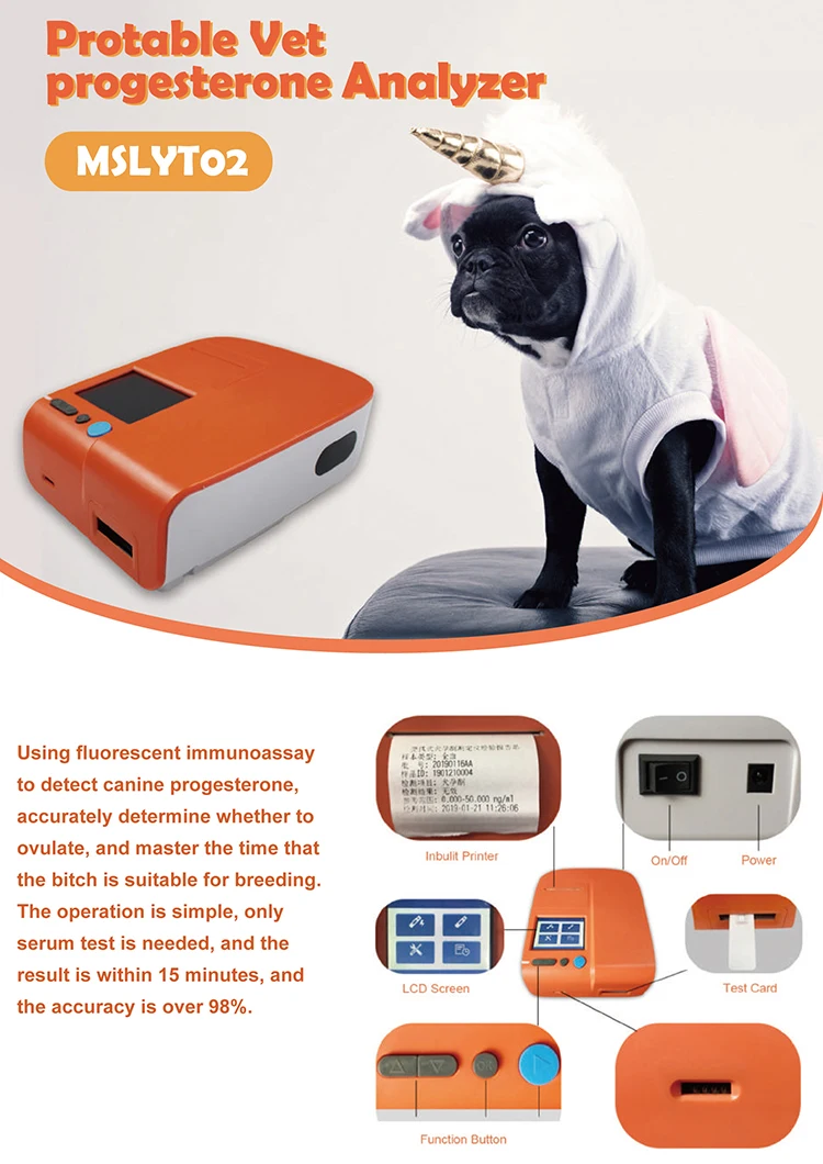 Portable Veterinary Progesterone test Machine/Canine Progesterone ...