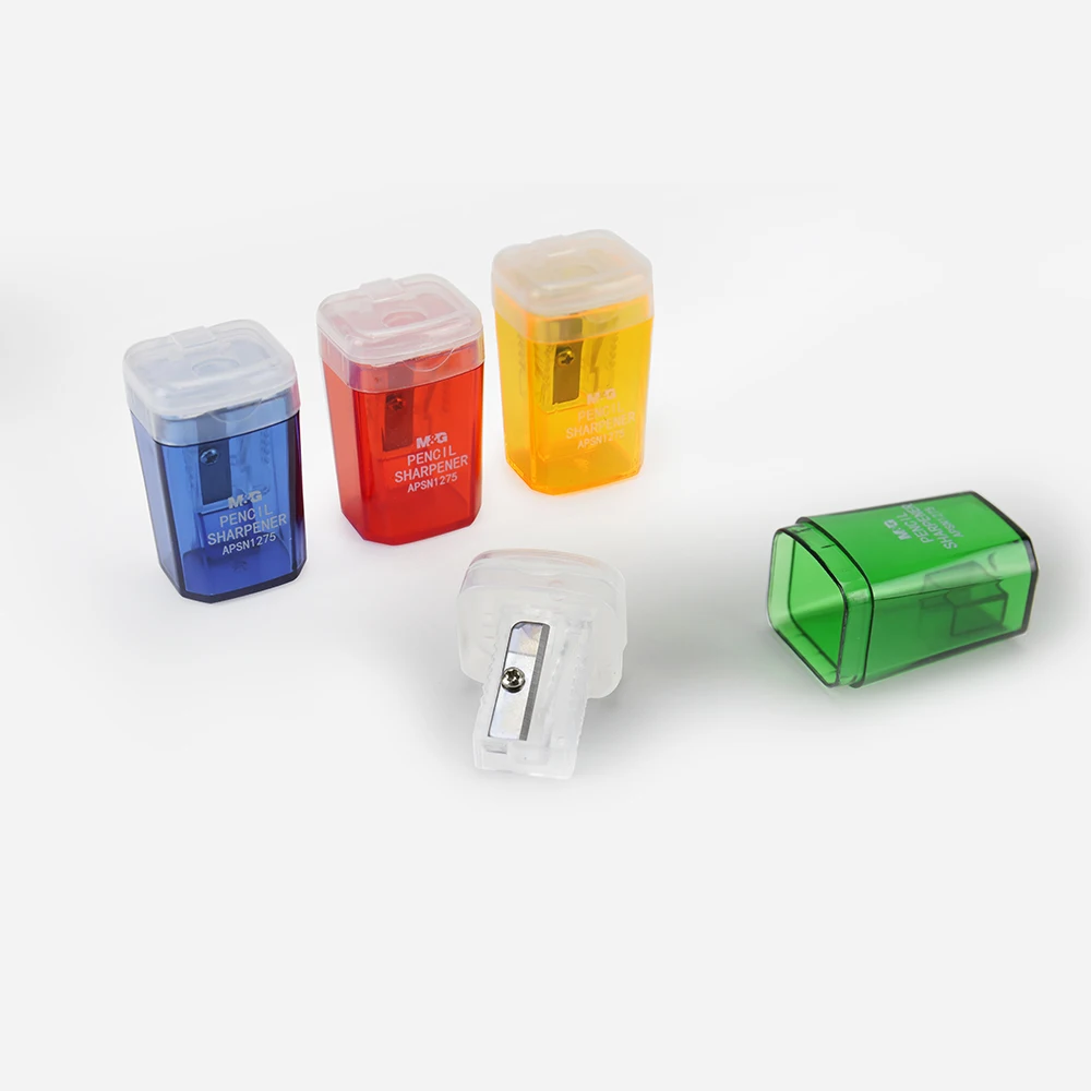 M & G Children Wooden Pencil Sharpener Single Hole Storage Pencil ...