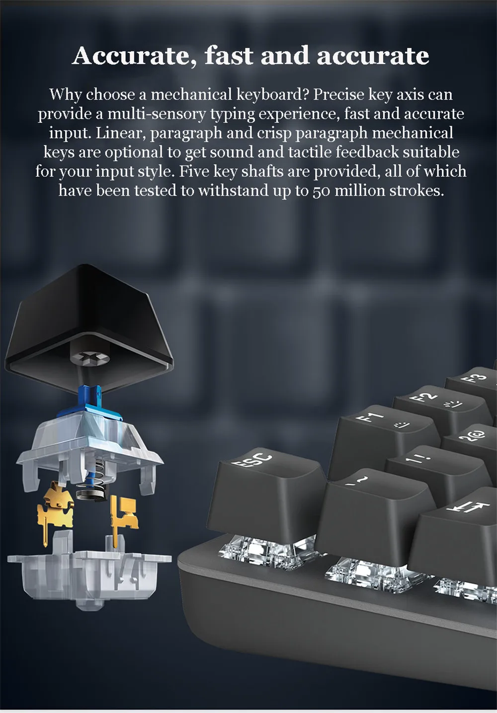 Logitech K835 Wired Tkl Mechanical Keyboard 84-key Desktop Laptop Wired ...