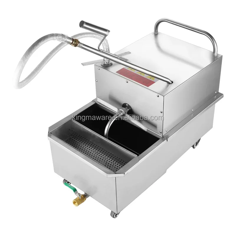 Restaurant Kitchen Fast Food Kfc Equipment Oil Filter Carts Stainless ...