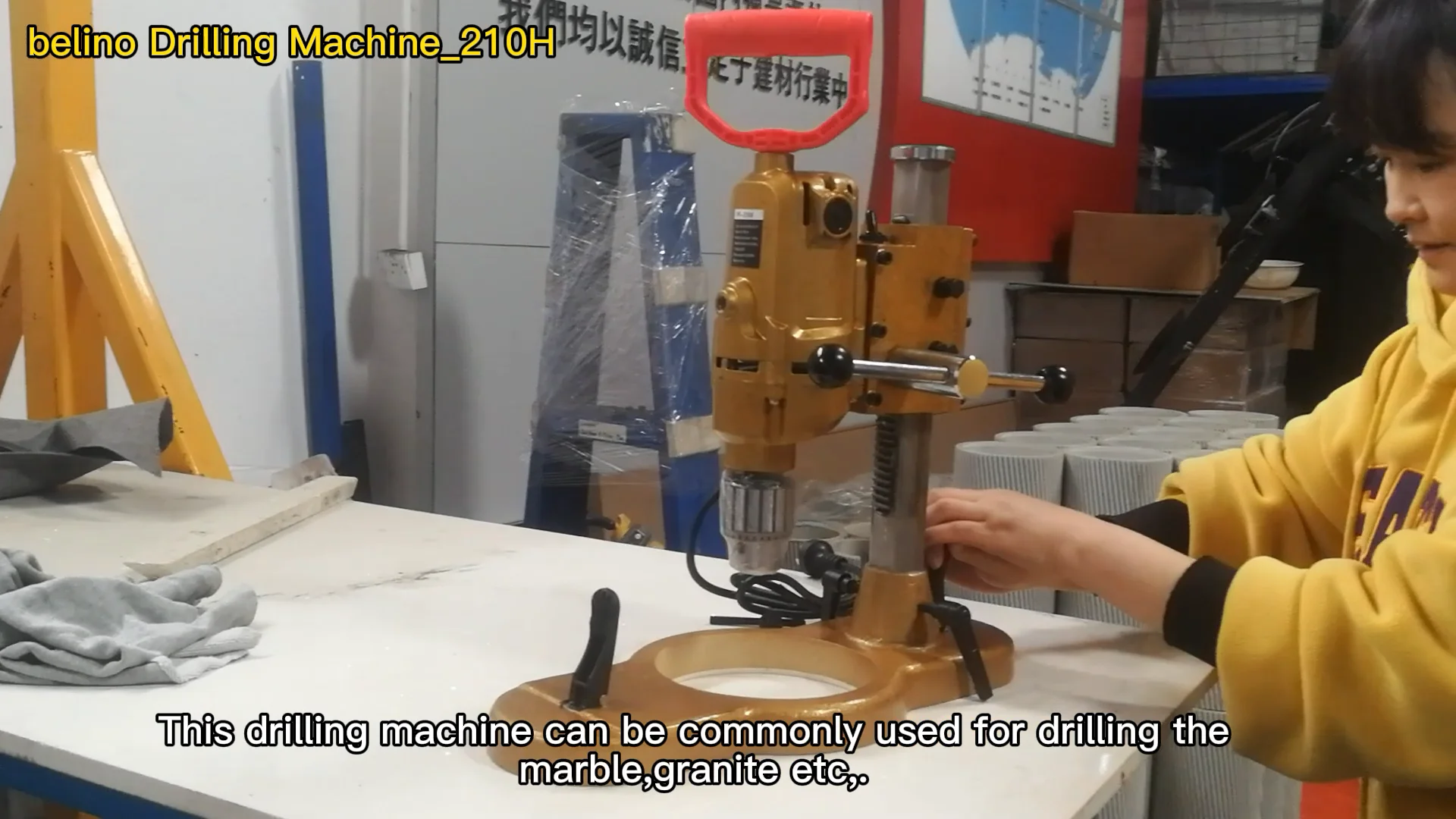 Belino Drilling Machine For Granite And Marble Stone Slab Drilling ...