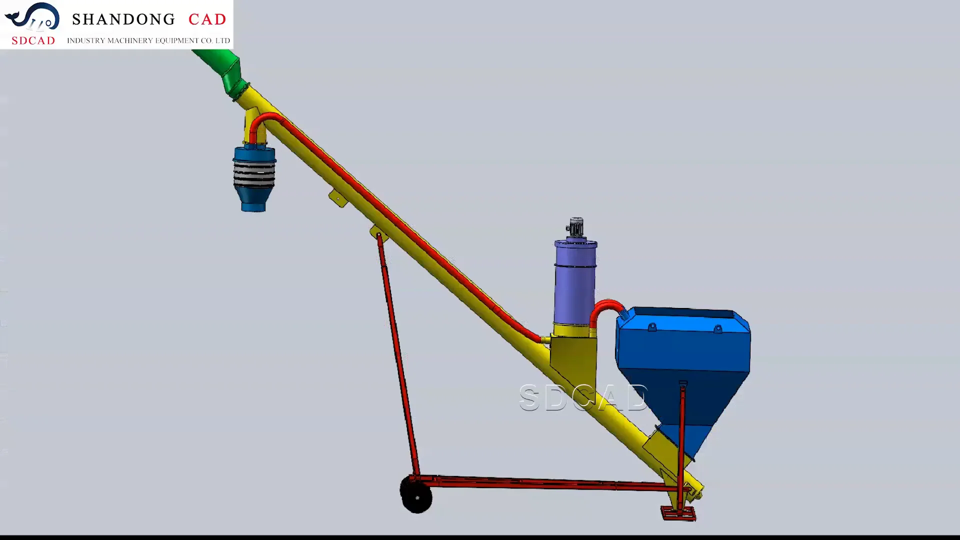 Sdcad Customized Big Bag Hopper Mobile Sea Bulk Loading System - Buy ...