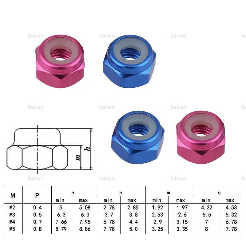 Din985 Galvanized Grade 4,Grade8 Grade10 Stainless Steel 304 A2-70 Hex Nylon Lock Nut And Bolt ...
