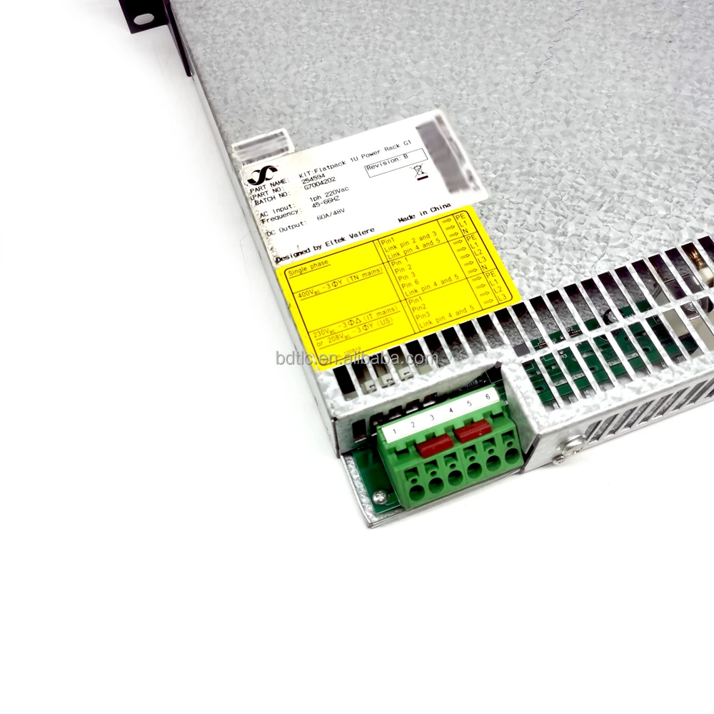 Eltek FLATPACK Telecom Power 60A 48V Flatpack 1U Power Rack G1 With ...