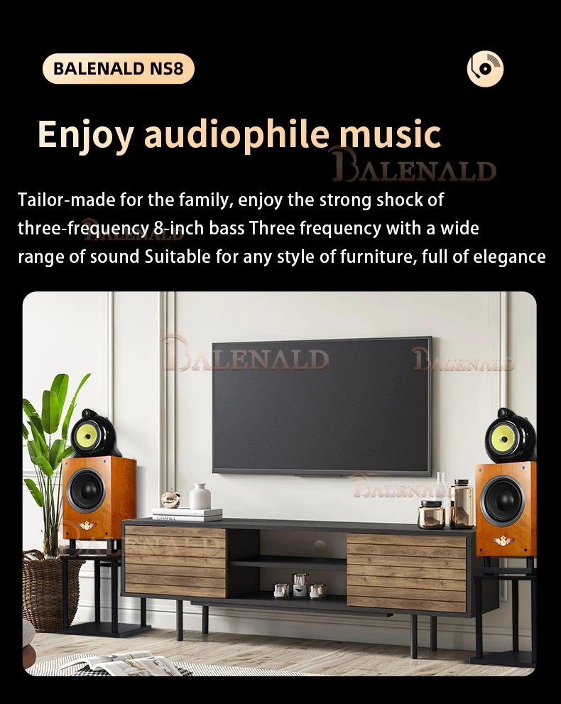 Fever Hi-Fi Balenald NS8 8-Inch Bass Three-Way Speaker