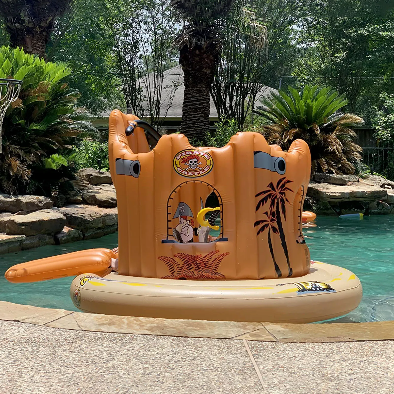 Support Customization Water Party Leisure Floating Suntan Tub Floating ...