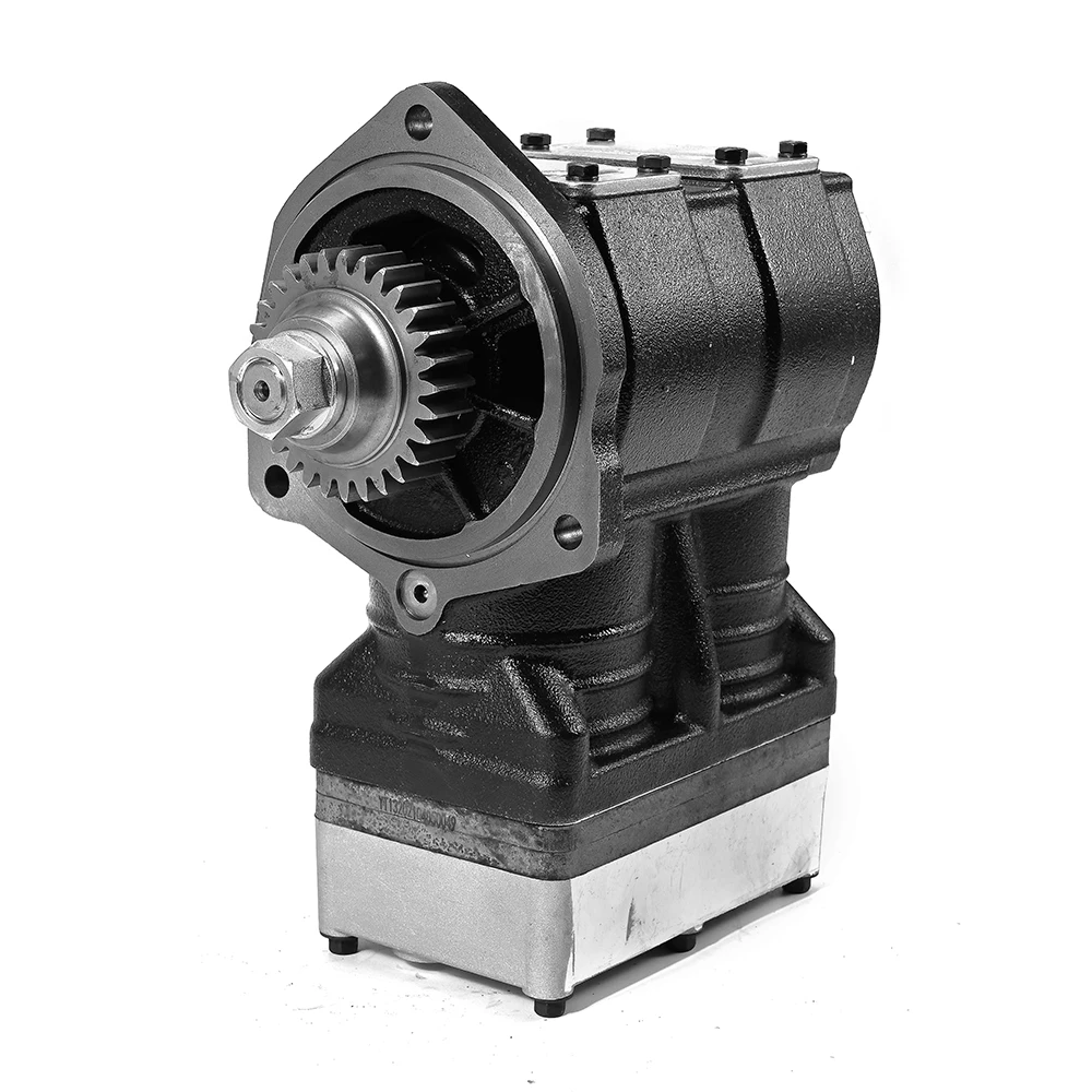 Twin Cylinder Diesel Engine Air Compressor Assembly Truck Brake ...
