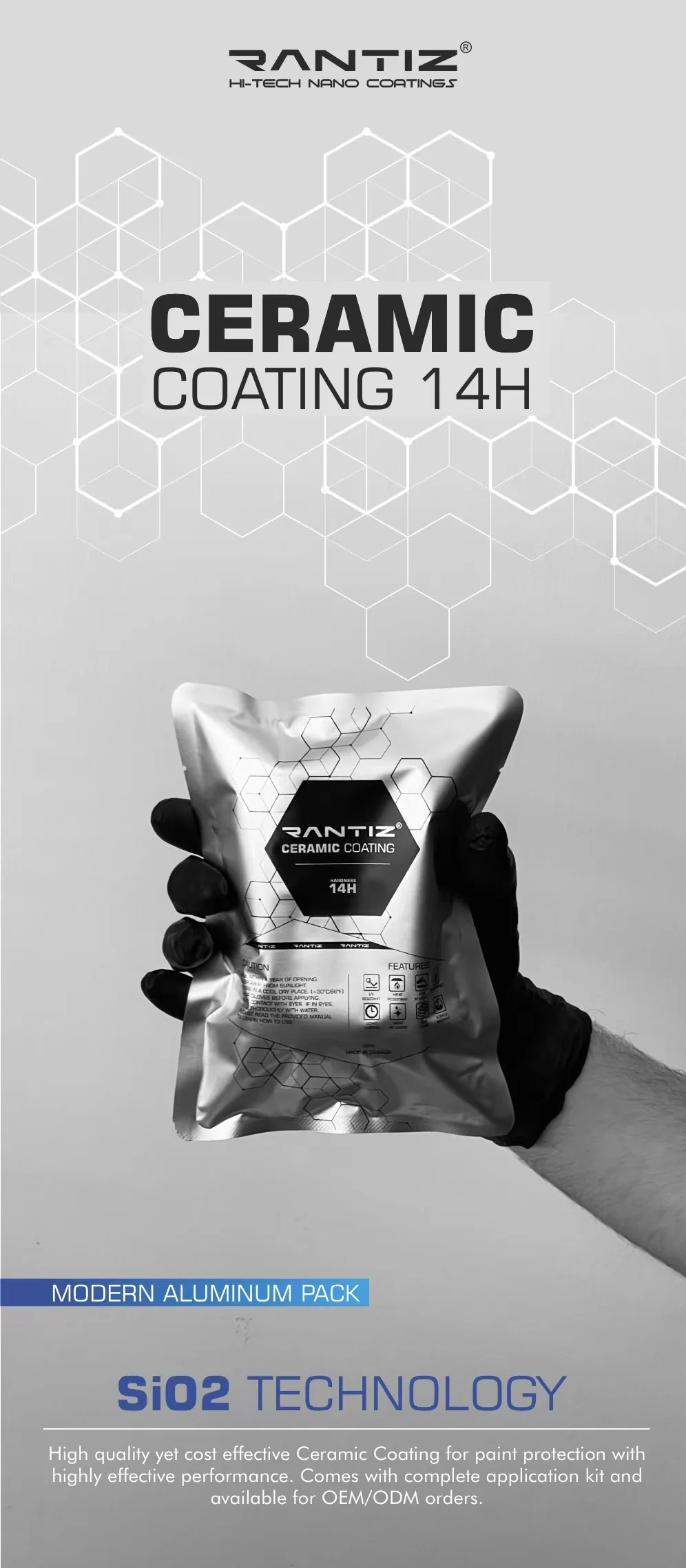 Ceramic Coating 14h,Directly From Factory,Hydrophobic,Unique Packing ...