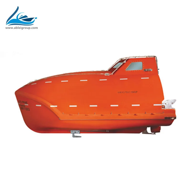 26 Person Capacity Totally Enclosed Lifeboat Complete With Davit And ...