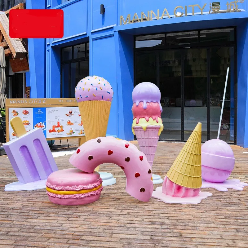 Tall Huge Customized Giant Soft Ice Cream Sculptures - Buy Customized ...