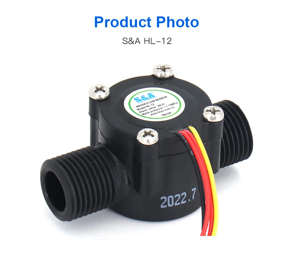 Wavetopsign HL-12 Water Flow Switch Sensor for CO2 Lasers