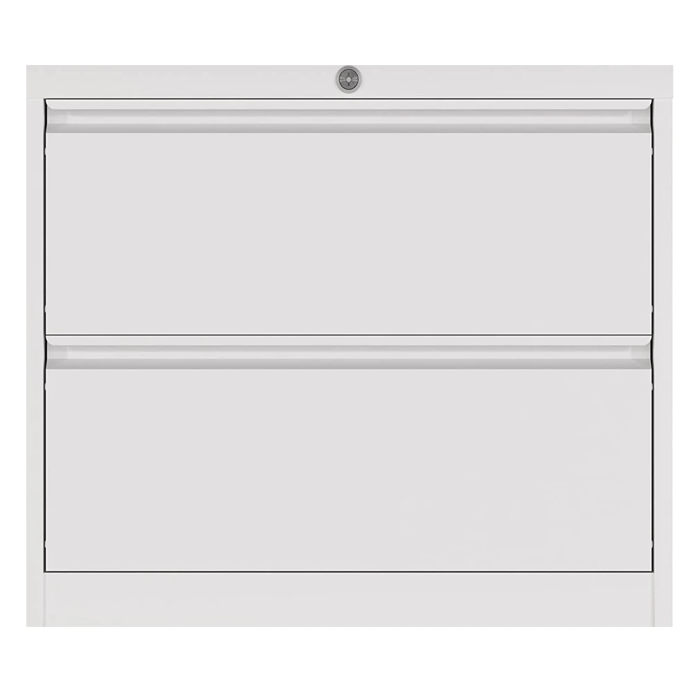 2-Drawer Lateral Lockable File Metal Wide Cabinet 2 layer lateral ...
