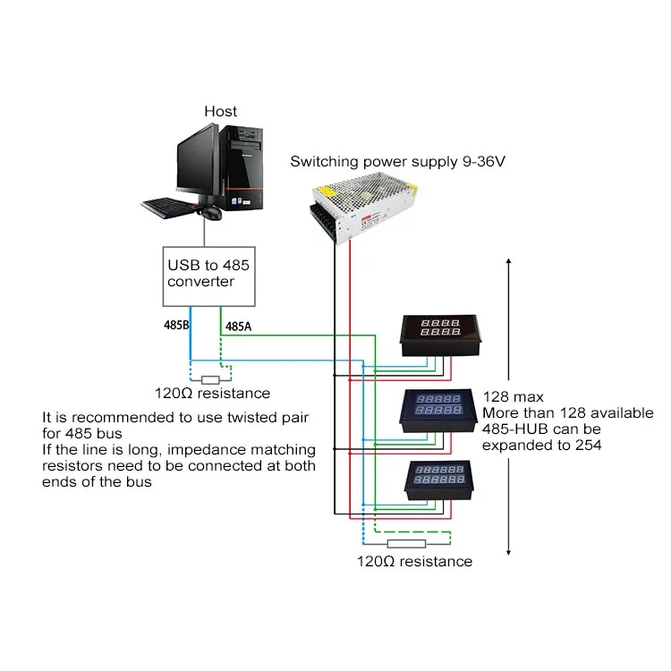 Taidacent Modbus 7 Segment Display 0.56 Inch Display Digital Led 7 ...