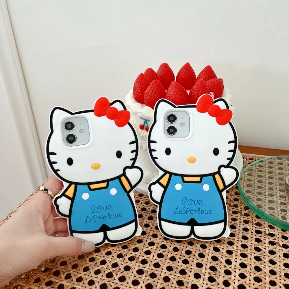 Hello Kitty Cute 3d Cartoon Silicone Phone Cases For Iphone 13 12 11 ...