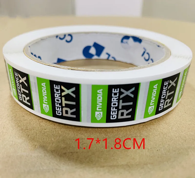 NVIDIA-RTX Graphics Card Stickers - Custom & Holographic