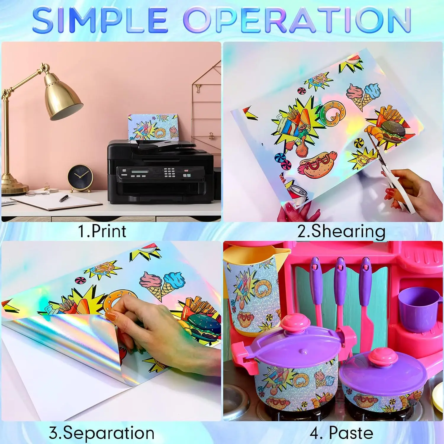 Custom 3d Anti-fake Adhesive Hologram Security Code Sticker Sheet Label ...