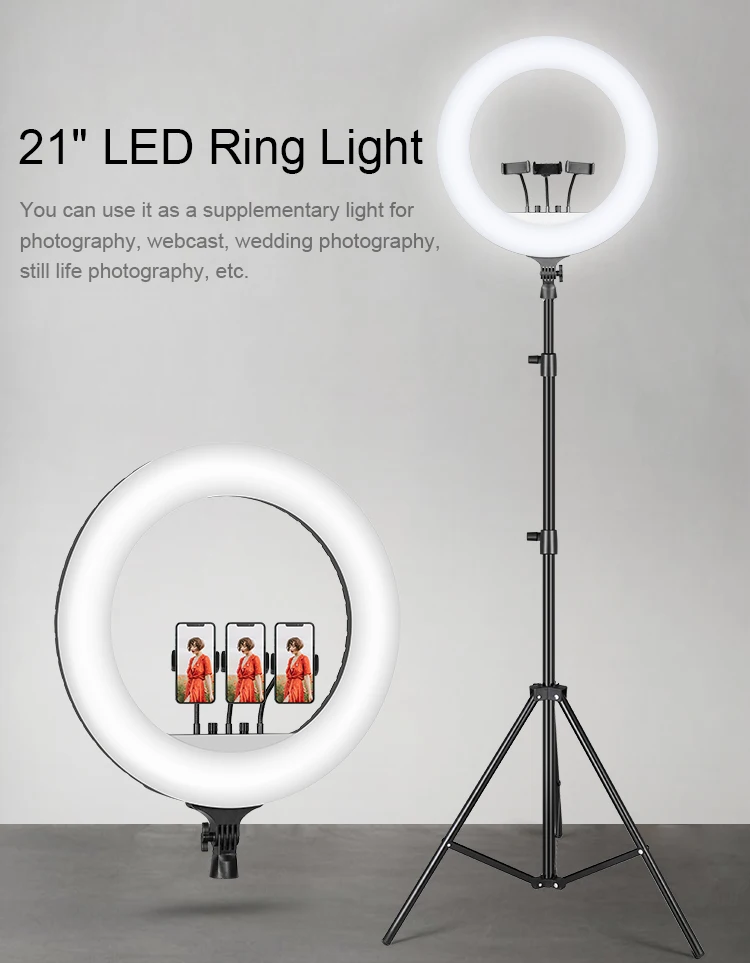 21inch Ring Light Photograph Blog Ring Lamp High Power Ring Light with ...
