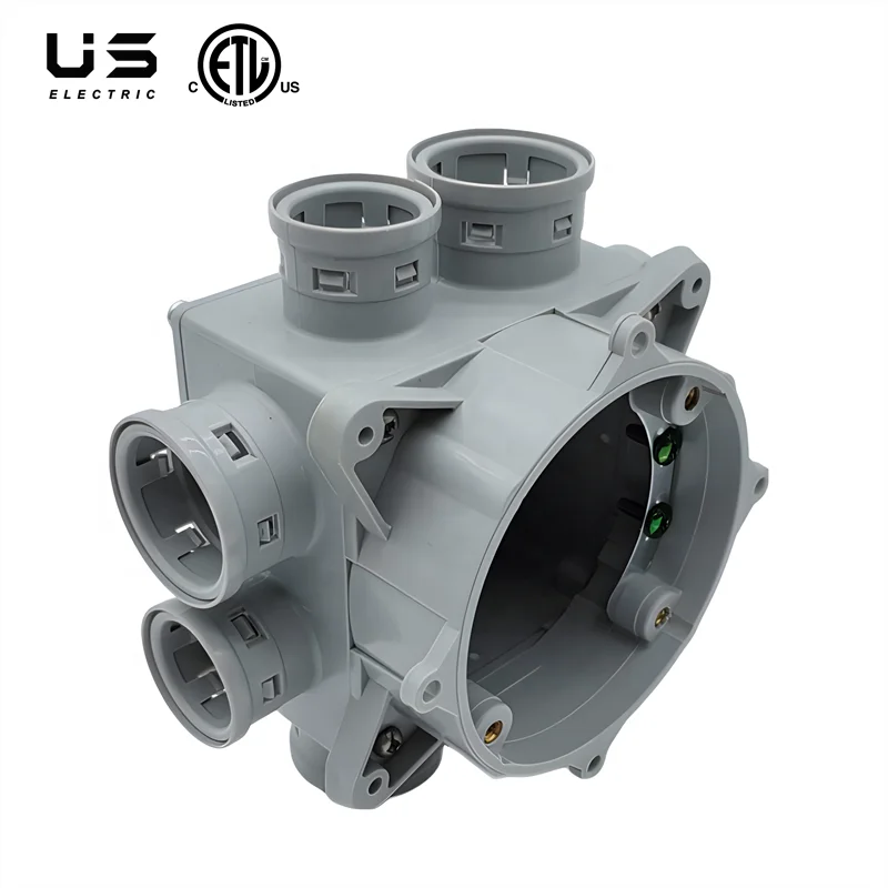 Pvc Ent Conduit Slab Box With Molded Connector Concrete Wall Plastic ...