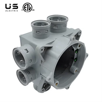 Pvc Ent Conduit Slab Box With Molded Connector Concrete Wall Plastic ...