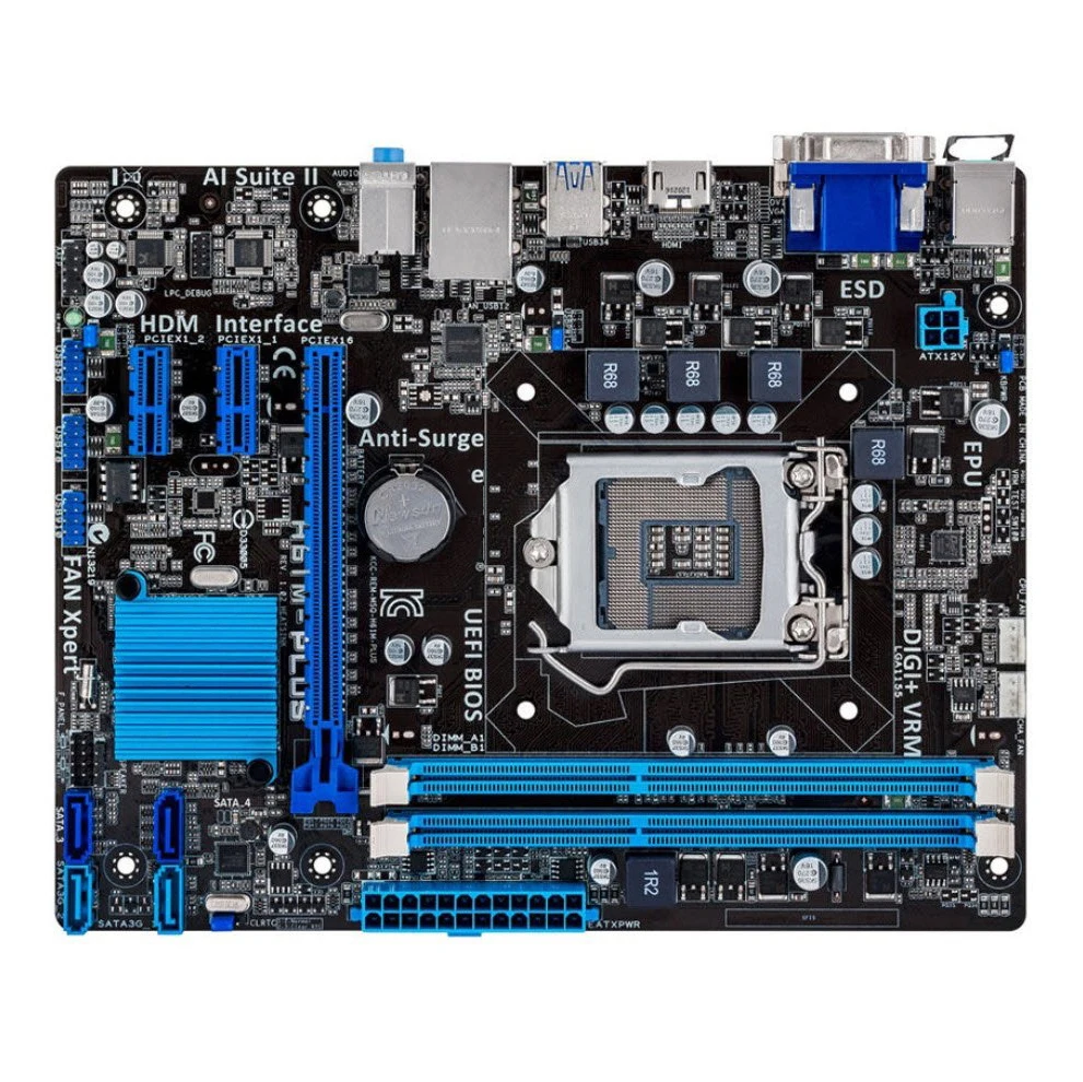Us Motherboard P8h61m P8h61-m H61m M K C F D E Lx3 Lx Le Plus V3 R2.0 ...