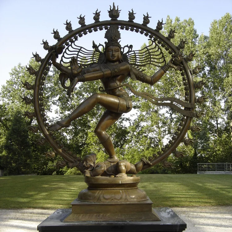 Outdoor Decoration Large Hindu God Sculptures Super Metal Shiva Cast ...