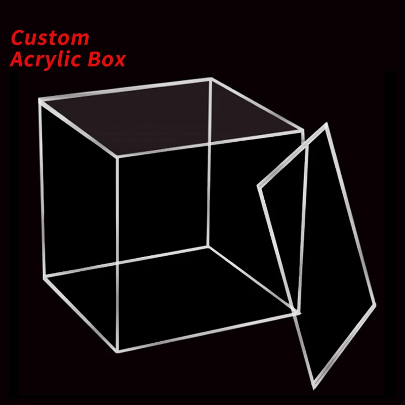 Alibaba.com: Clear acrylic display box with 5-side visibility and ...