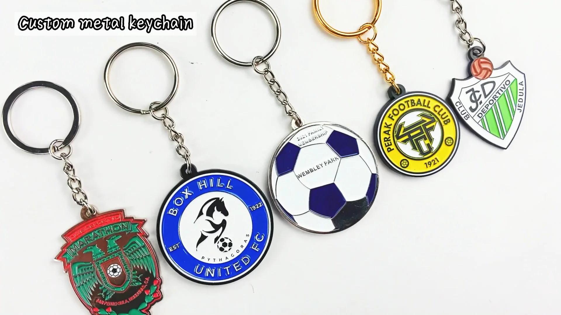 Custom Color Metal Ornament Key Holder Custom Ball Pickleball Keychain ...