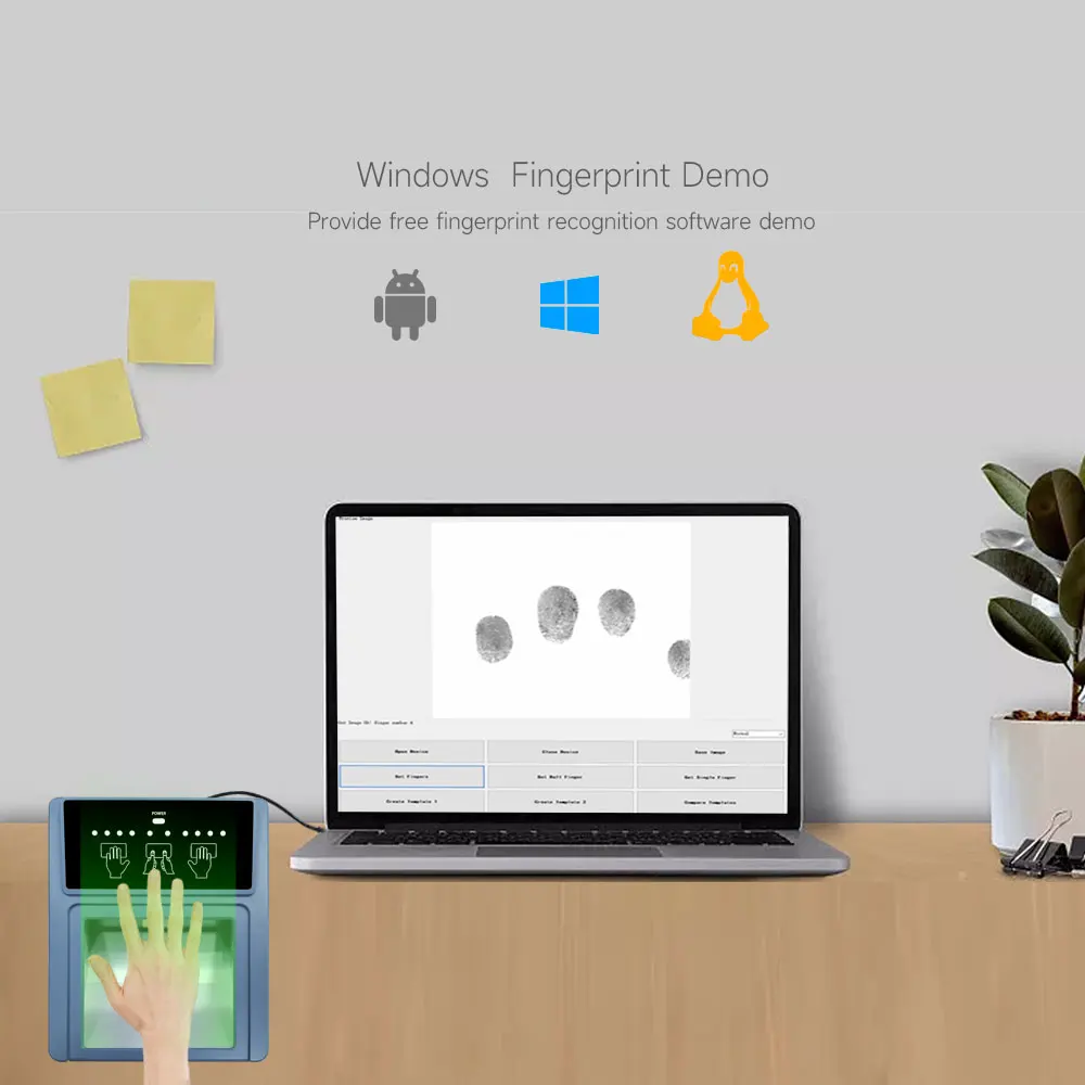 Hfsecurity Bio600 Fingerprint Scanner - Reliable ID Collection