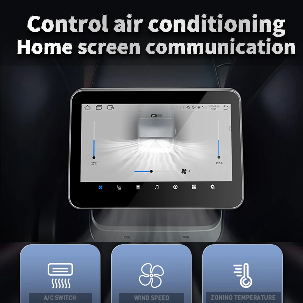 New Tesla Rear Seat Entertainment System Tesla Rear Screen Climate ...