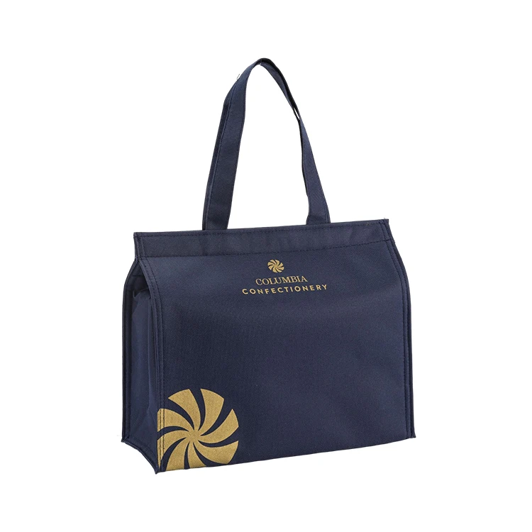 High quality insulated non woven tote custom logo picnic thermal food ...