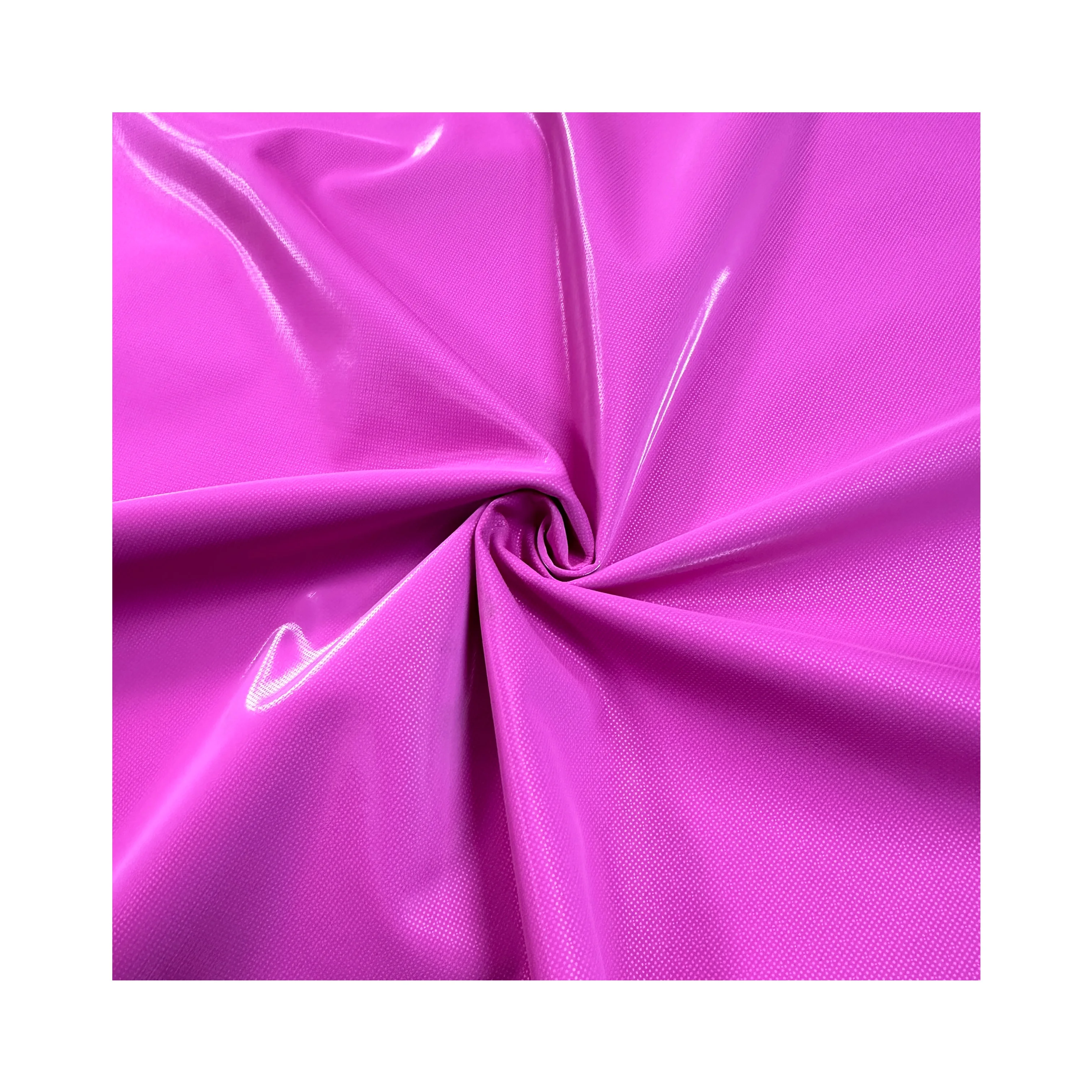 Magenta Glossy 4-way Stretch Eco-friendly Pu Clothing Soft Skin ...