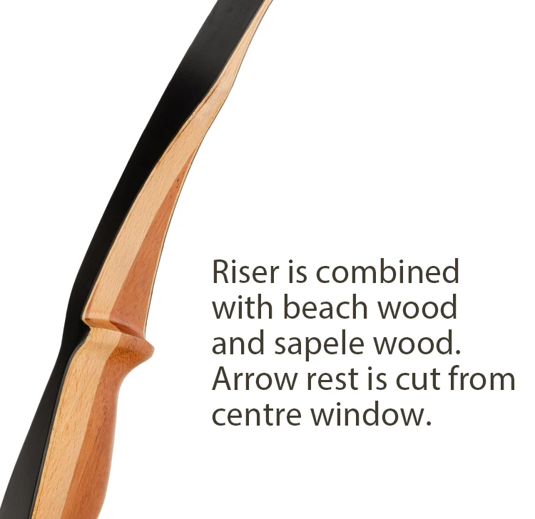 Archery Supplier Reflex Deflex Bow Laminated Riser Bamboo Core Limbs ...