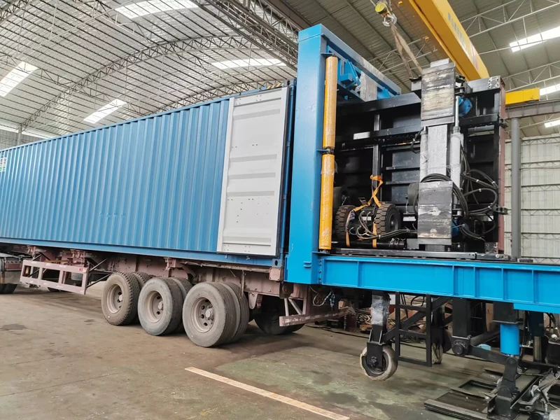 High Efficient Wood And Timber Automatic Transporting Loading And Unloading Container Machine ...