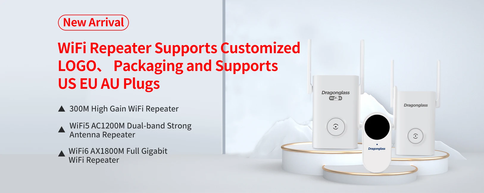Dragonglass DGE1 Dual-Band 1200mbps Signal Extender Booster