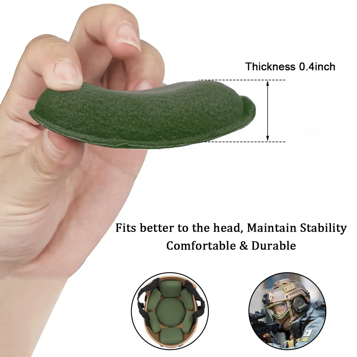 Factory Customized Tactical Helmet Memory Foam Pad Airsoft Paintball ...
