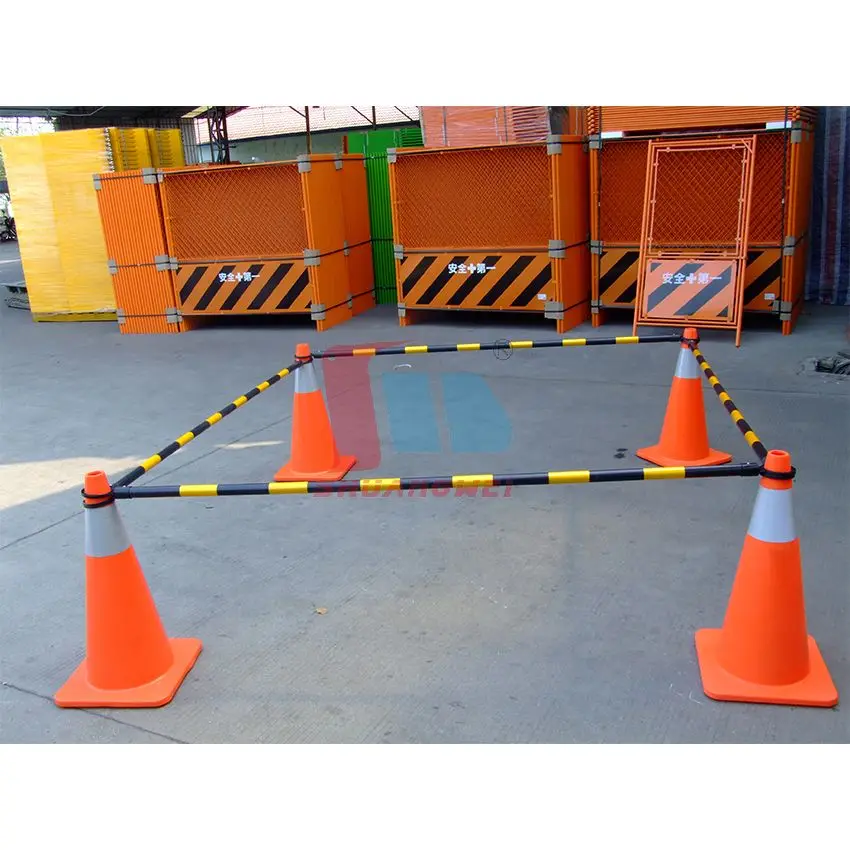 Crowd Control Security Bar Driveway Retractable Road Connecting Traffic ...