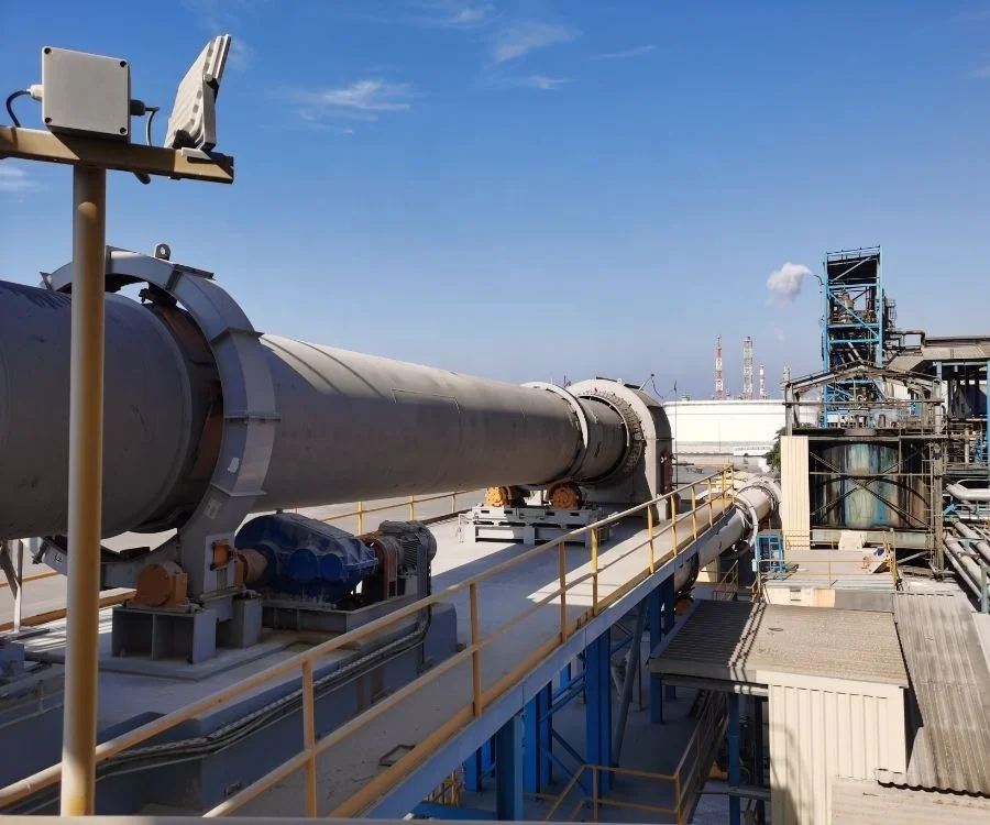 300t/d Calcium Carbonate Calcination Rotary Kiln For Lime Production ...