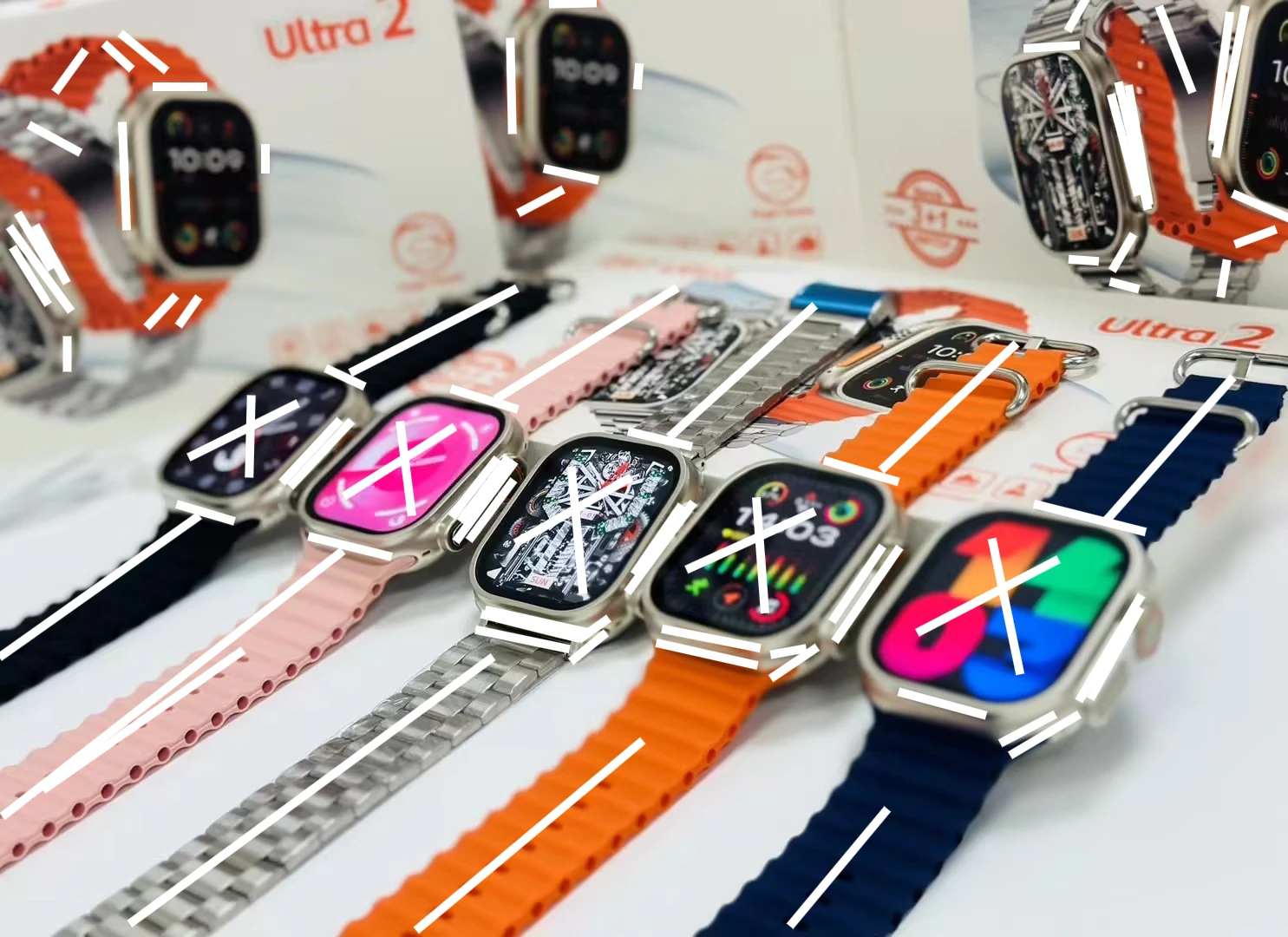 Fashion Smart Watches Z87 Ultra 2 Smartwatch Reloj Inteligente With 3 ...