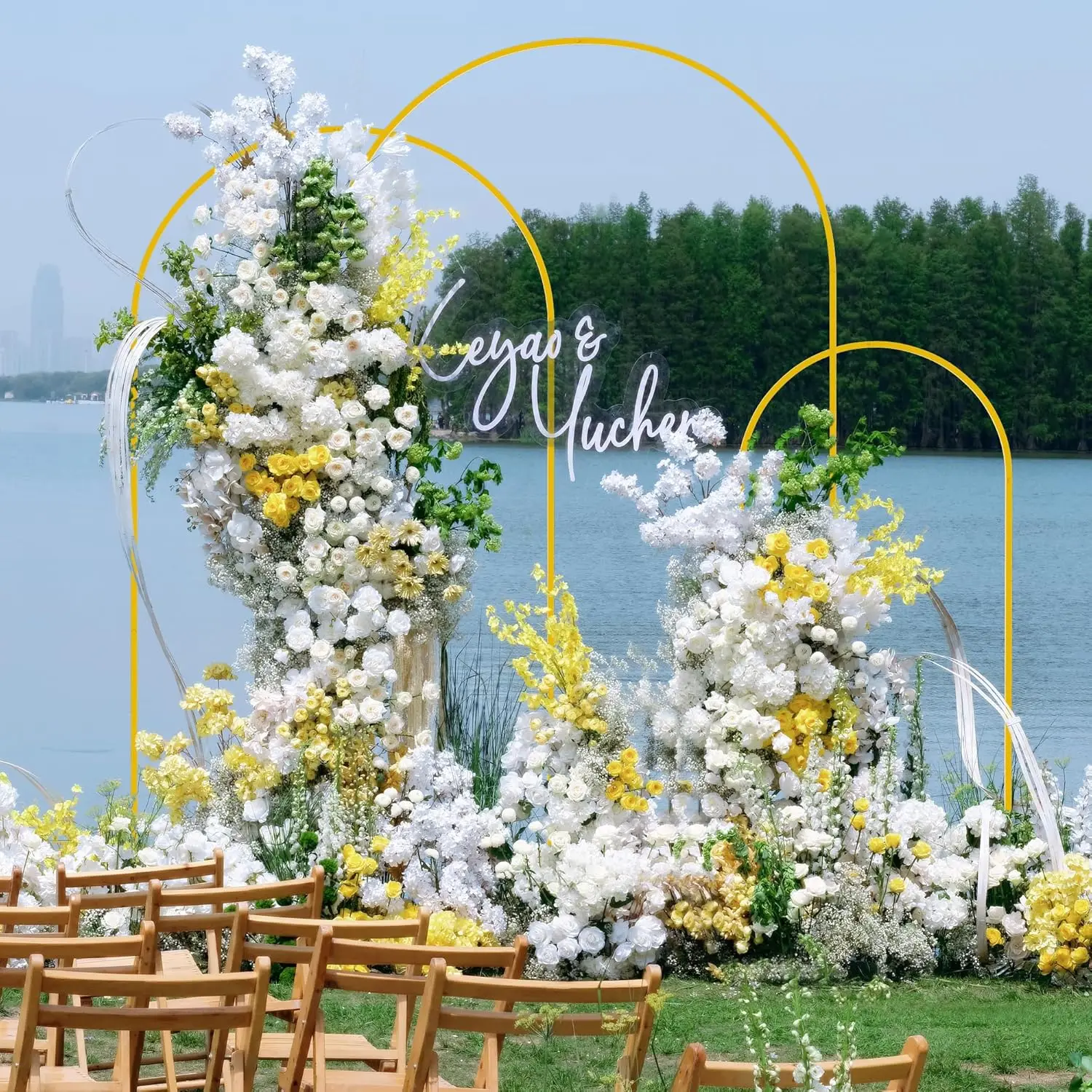 Metal Wedding Backdrop Stands - Elegant & Durable Decor