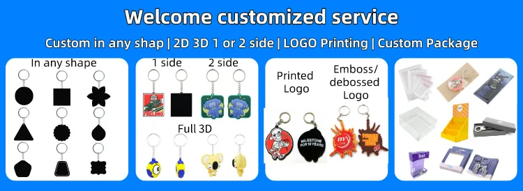 Custom 2D/3D Soft PVC Carabiner Keychain Personalized Rubber Keychain ...