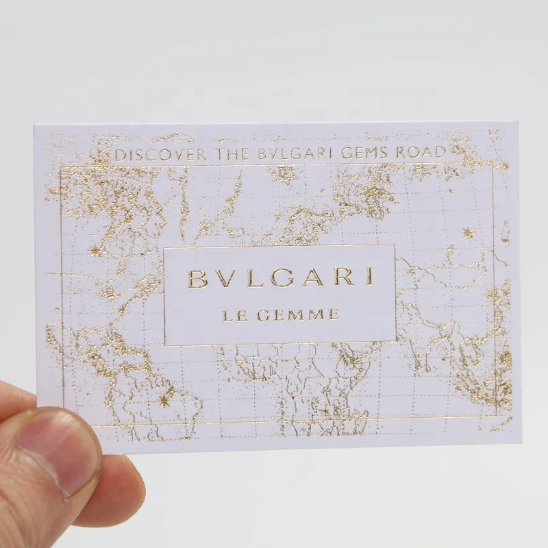 Beautiful Hot Stamping Card Custom Art Paper Card Fragrance Tag - Buy ...