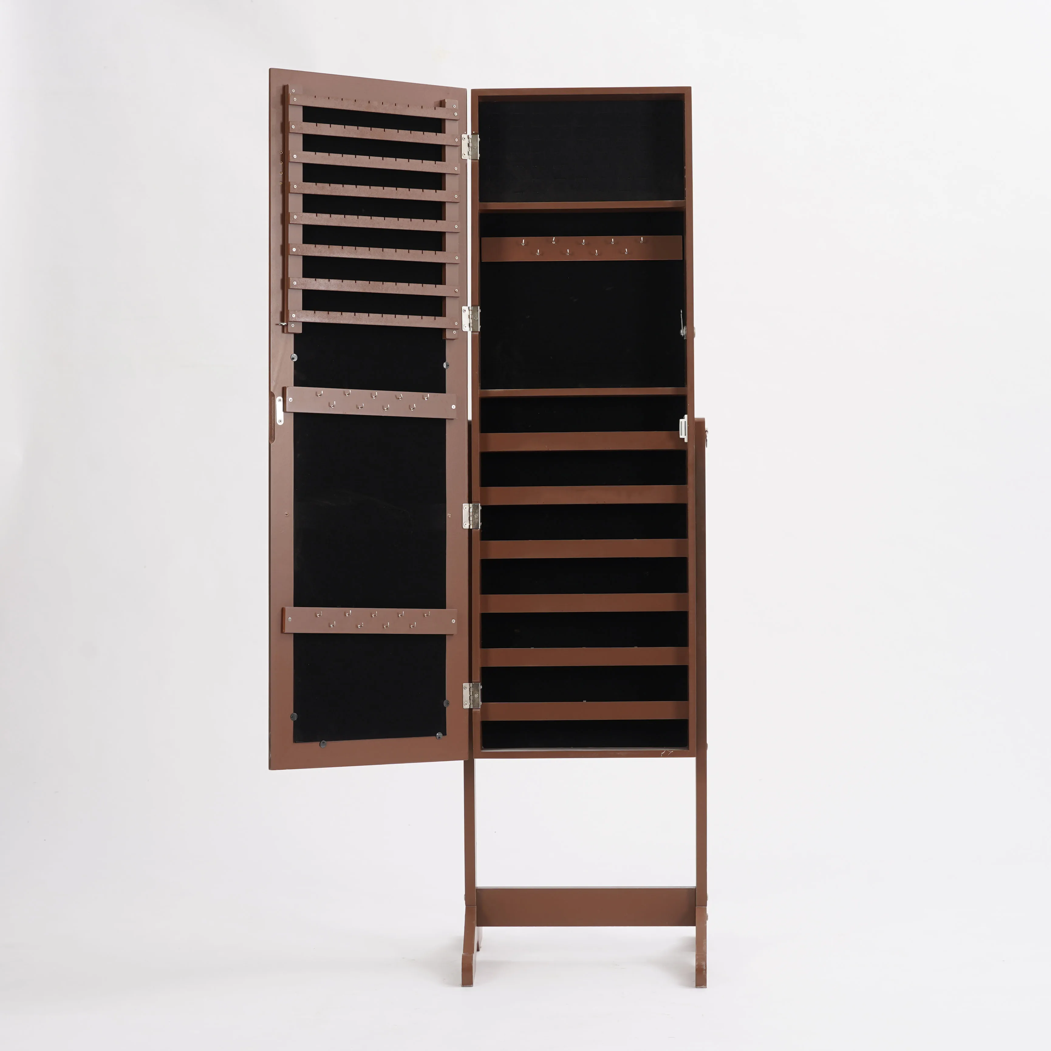 Living Room Cabinet Standing Rotating Mirror Jewelry Cabinet Dressing ...