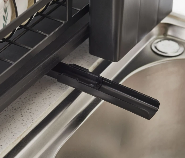 Stainless Steel Kitchen Plate Rack 2 Layer Kitchen Organizer Dish Rack ...