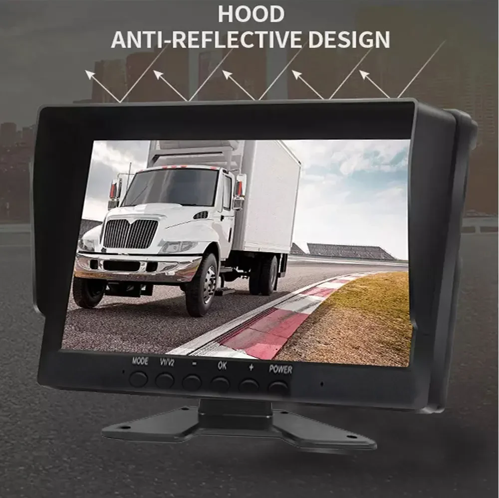 10.1 Inch 1080P AHD Monitor System for Car/RV/Bus/Truck 4 Channel CCTV ...