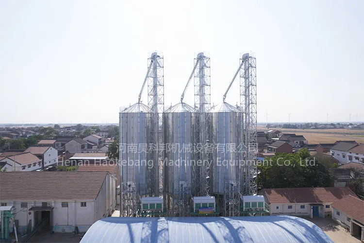 1000t Galvanized Steel Grain Silo for Soybean Meal Storage with ...