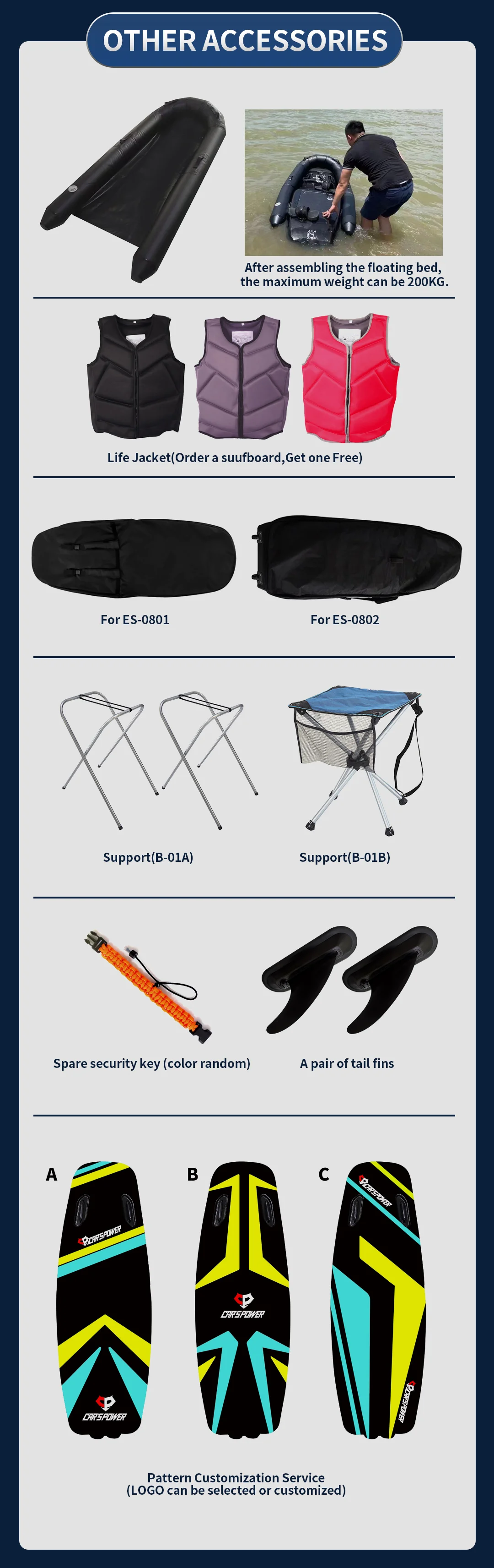 Sin Battery Electric Powered Electric Surfboard Motorized Jet Surf ...