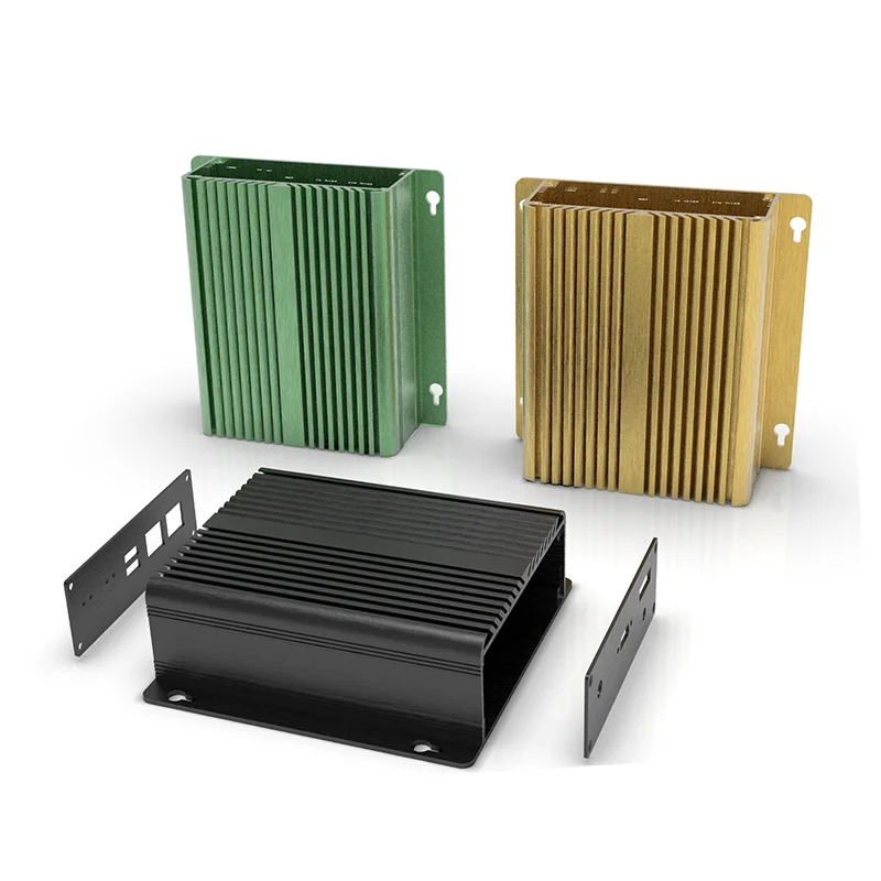 Custom Aluminum Electronic Junction Box Pcb Shell Amplifier Anod Casing ...