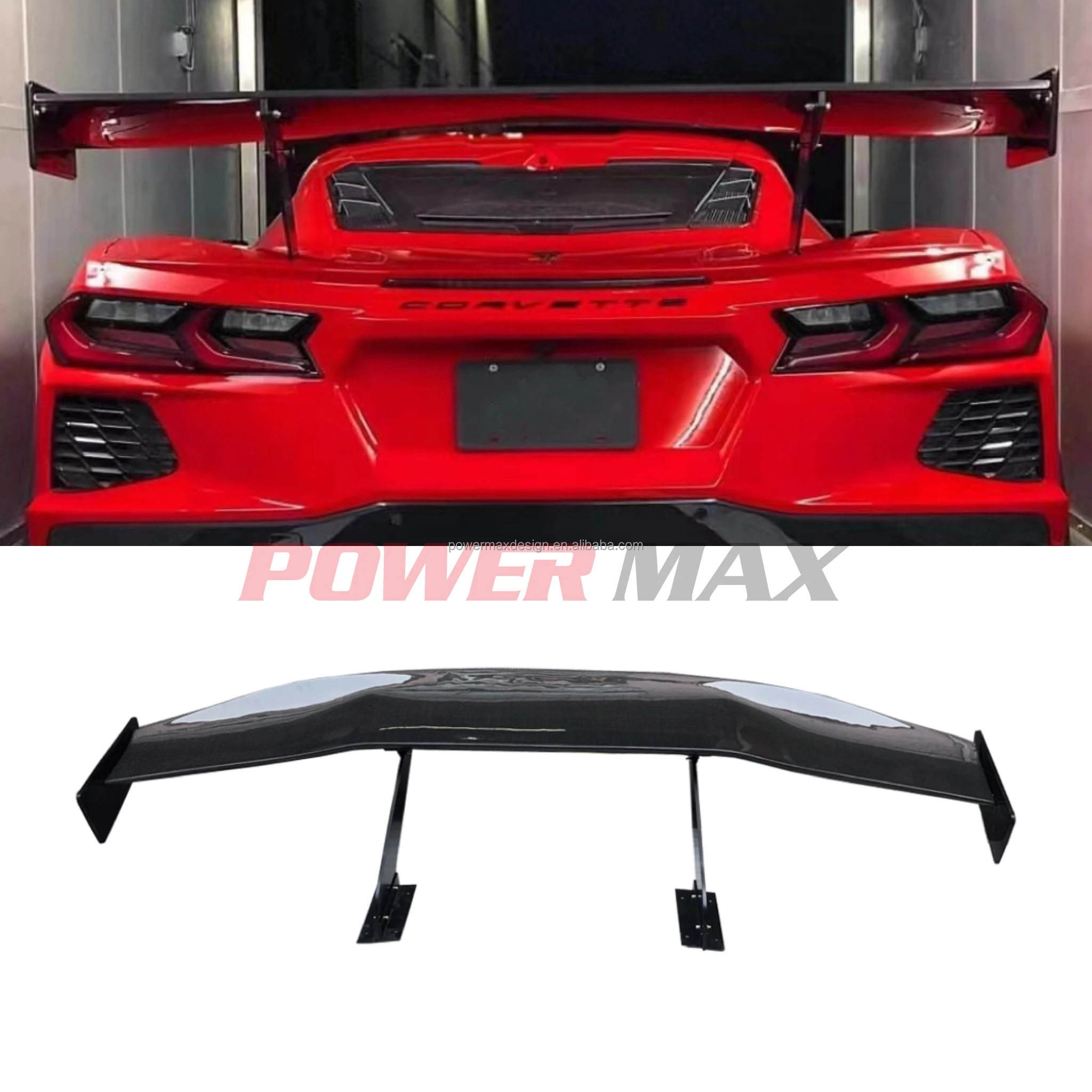Carbon Fiber ZR1 Style Rear Wing Fit for Corvette C8 2019+| Alibaba.com