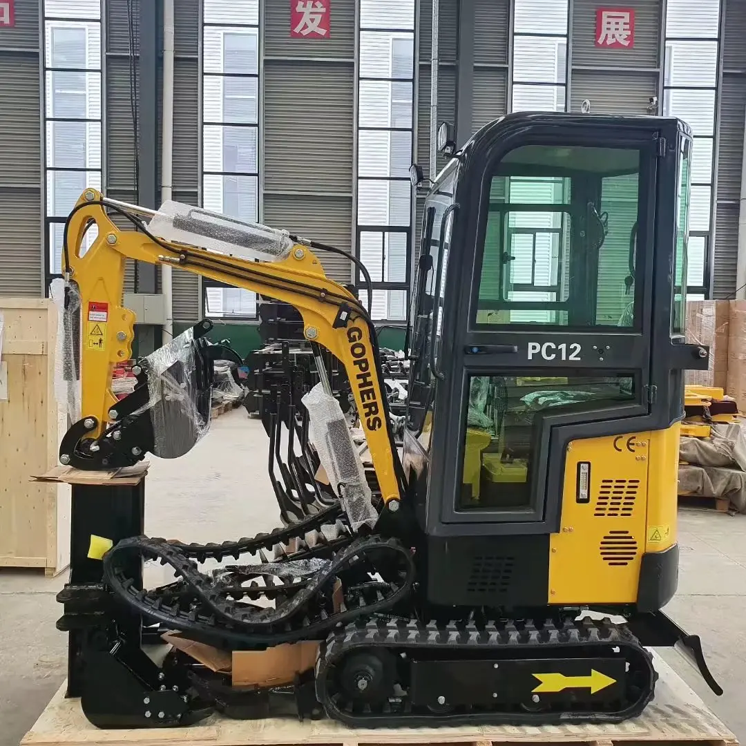 Household Small Excavators 0.8 Ton 1.5 Ton 2 Ton 3ton Small Digger ...